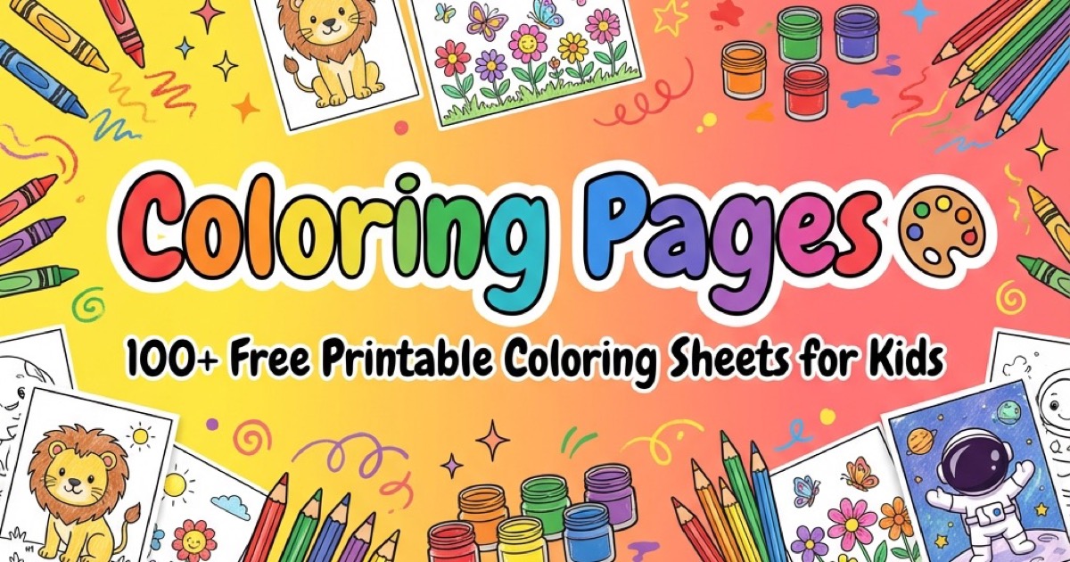 Free Printable Coloring Pages for Kids | Funboxie | Funboxie